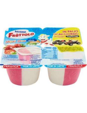 FRUTTOLO MAXIDUO FIOR DI LATTE FRAGOLA 4X100 GR